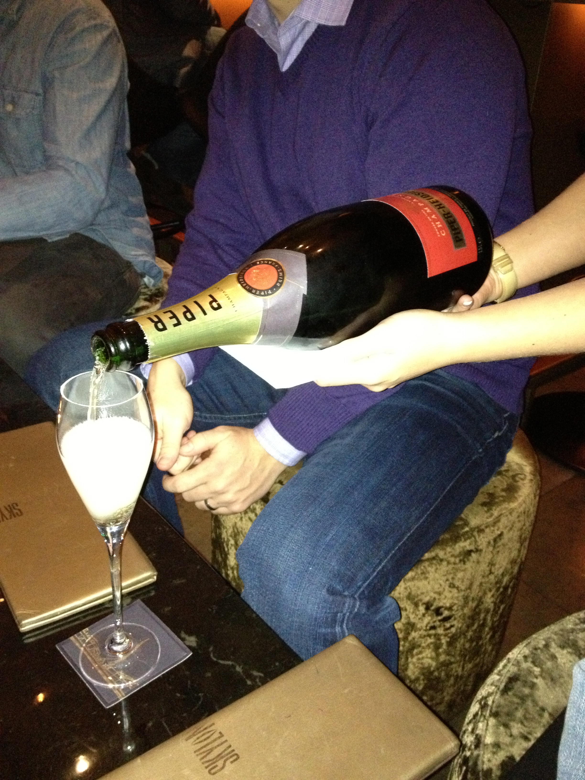 A Champagne Finale to 2012 | a broad cooking